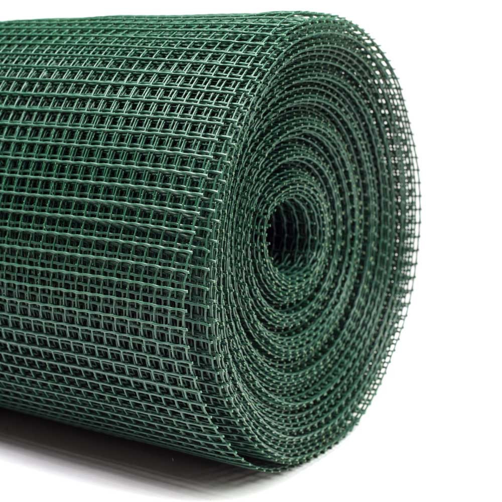 6x6mm műanyag kerti rács zöld 25m - Mentool.hu