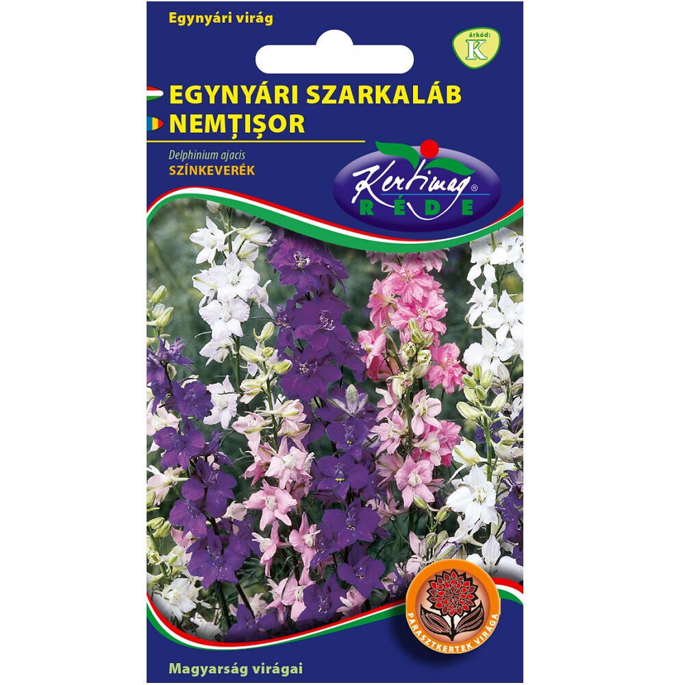 Rédei vetőmag - Egynyári szarkaláb színkeverék 0,5g - Mentool.hu